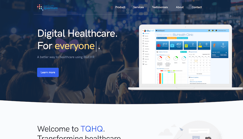 BluPHR - Patient Universal Health Record Portal by TQHQ